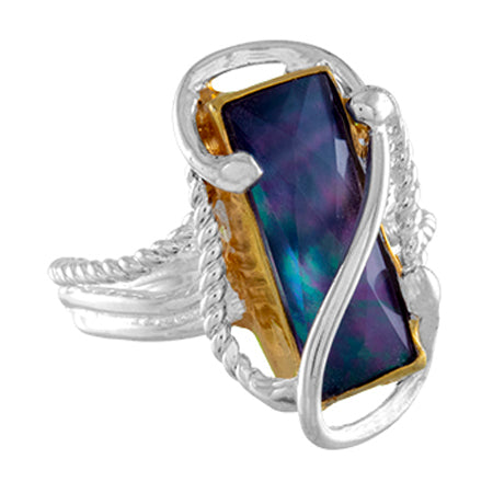 20215045 - rectangle drop ring – Michou Jewelry