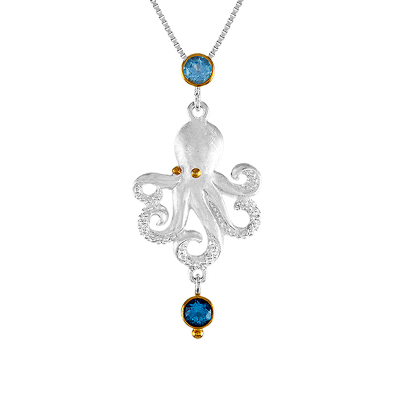20221192 - Fancy octopus pendant – Michou Jewelry