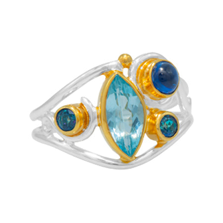 20249015B - cluster 3 stone ring – Michou Jewelry