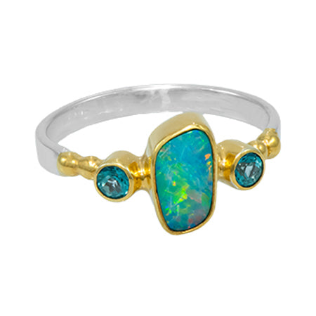 L84011-8 - 20222015 3 STONE RING – Michou Jewelry