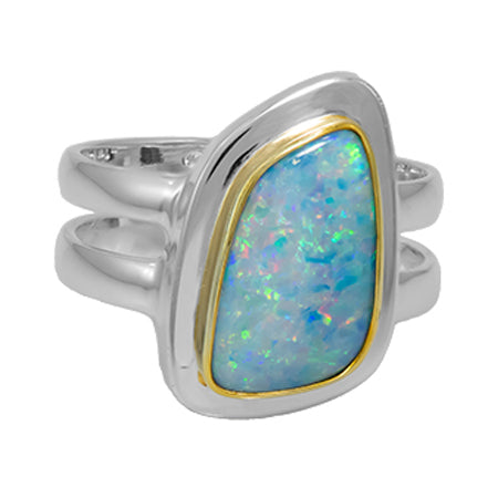 L84115-8 - 184055 DOUBLE BAND RING – Michou Jewelry